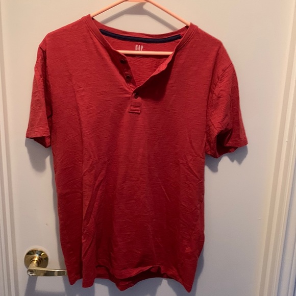 GAP | Shirts | Red Gap T Shirt | Poshmark